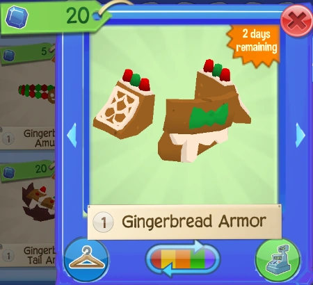 Gingerbread Armor | Animal Jam Wiki | Fandom