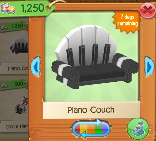 Piano Couch | Animal Jam Wiki | Fandom