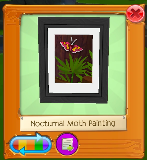 Nocturnal Moth Painting | Animal Jam Wiki | Fandom