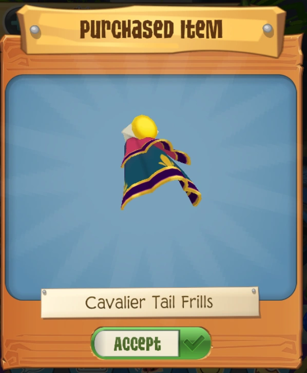 Cavalier Tail Frills | Animal Jam Wiki | Fandom
