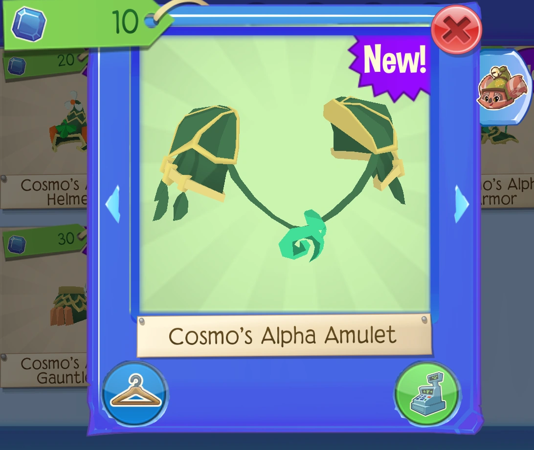 Cosmo's Alpha Amulet | Animal Jam Wiki | Fandom