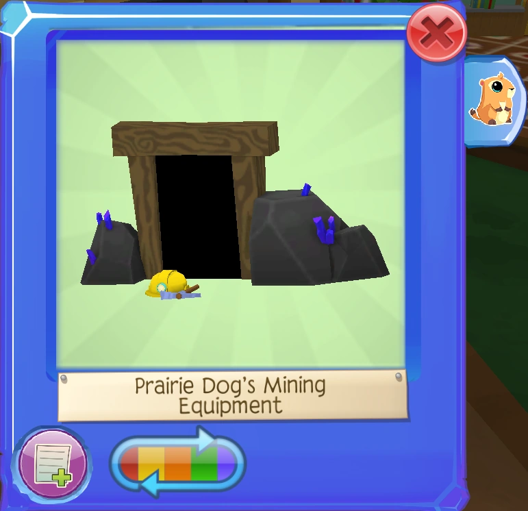Prairie Dog's Mining Equipment | Animal Jam Wiki | Fandom
