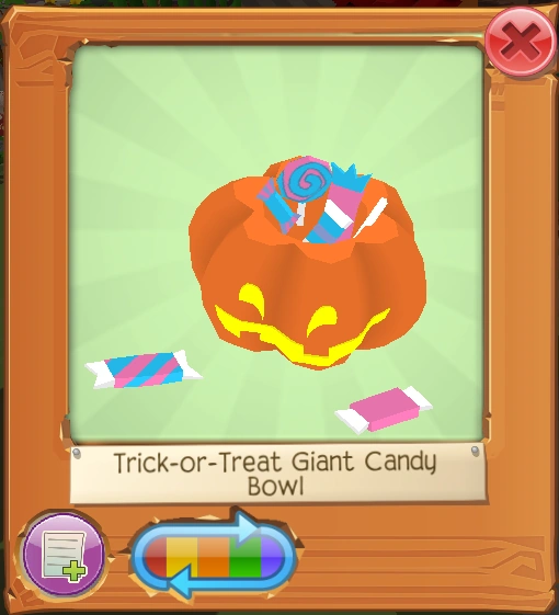 Trick-or-Treat Giant Candy Bowl | Animal Jam Wiki | Fandom