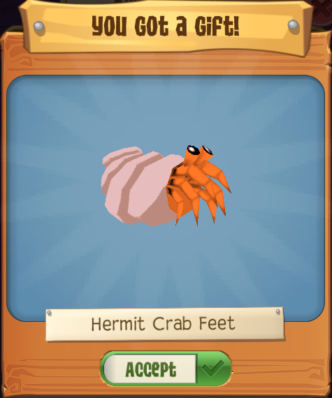 Hermit Crab Feet | Animal Jam Wiki | Fandom