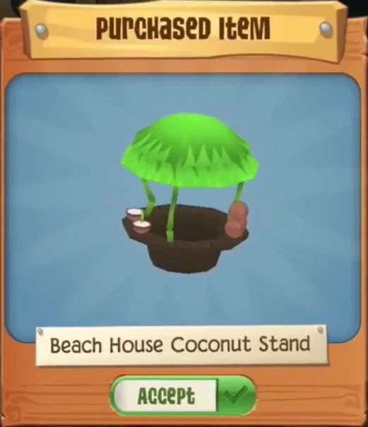 Beach House Coconut Stand | Animal Jam Wiki | Fandom
