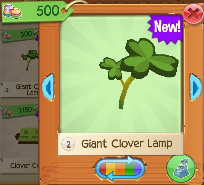Giant Clover Lamp | Animal Jam Wiki | Fandom