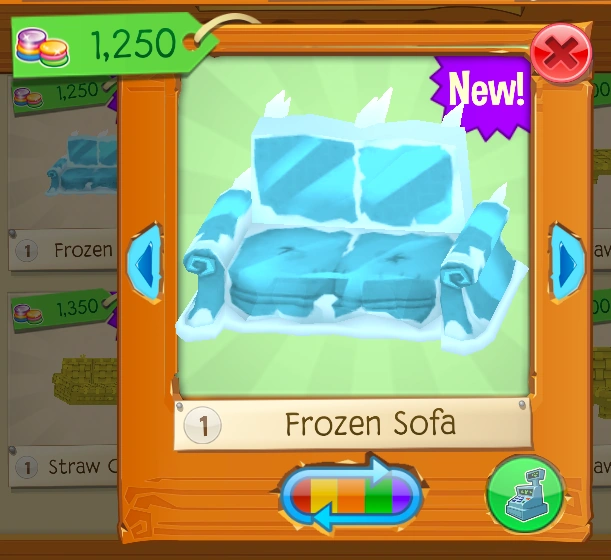 Frozen Sofa | Animal Jam Wiki | Fandom