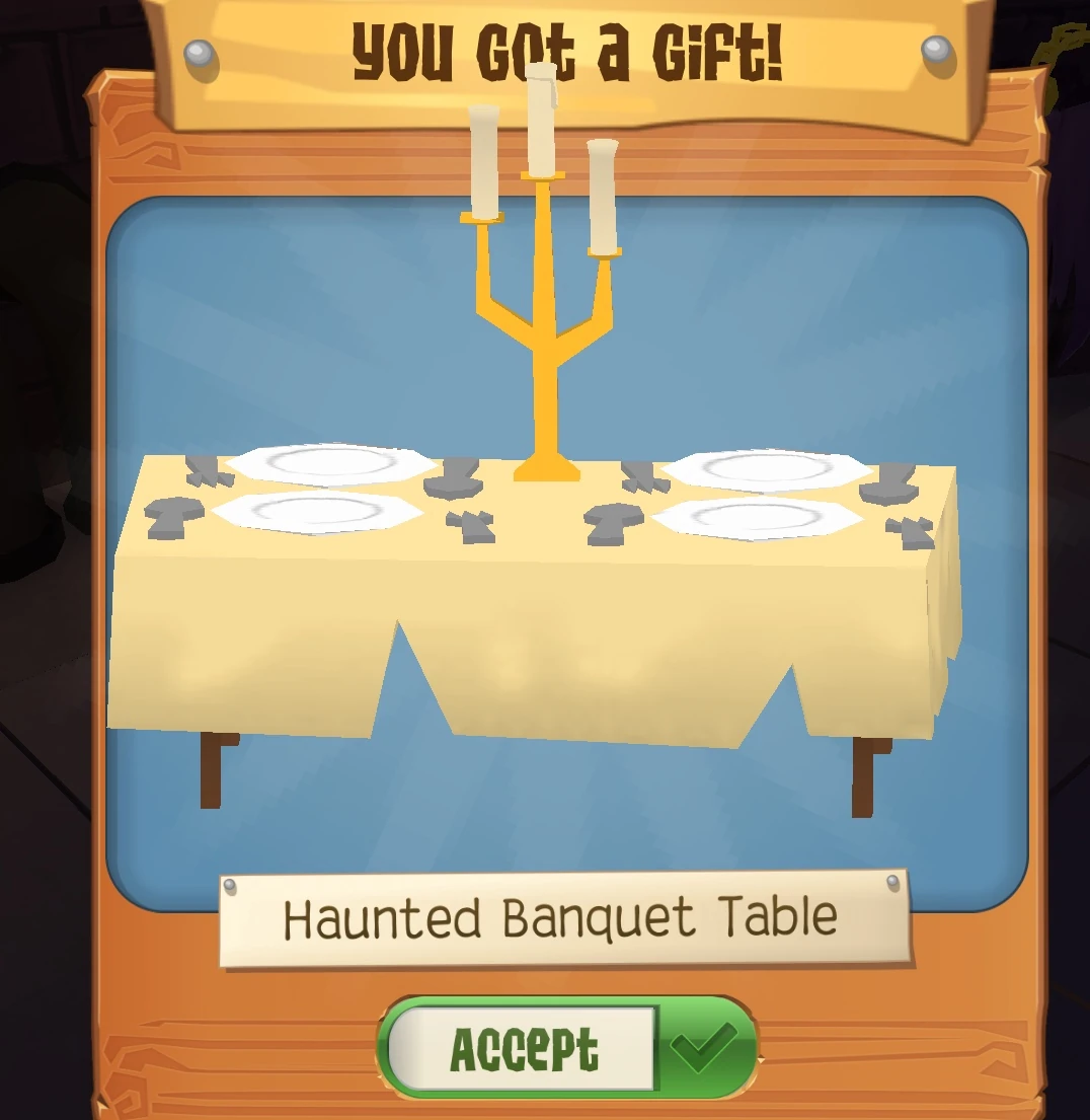 Haunted Banquet Table | Animal Jam Wiki | Fandom