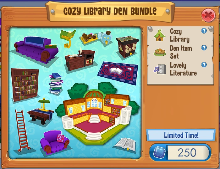 Cozy Library Den Bundle | Animal Jam Wiki | Fandom