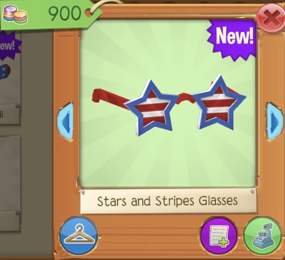 Stars and Stripes Glasses | Animal Jam Wiki | Fandom