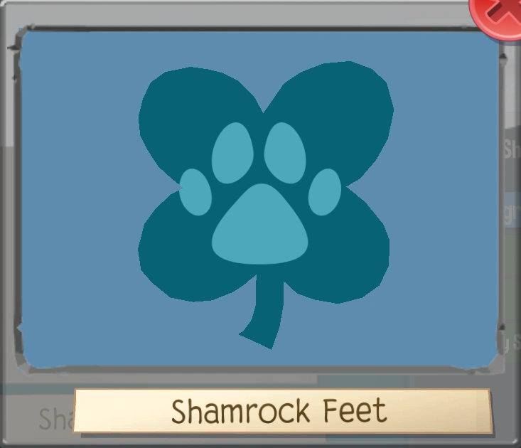 Shamrock Feet/Blueprint | Animal Jam Wiki | Fandom