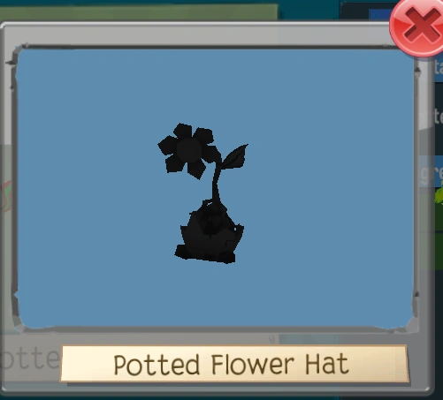 Potted Flower Hat/Blueprint | Animal Jam Wiki | Fandom