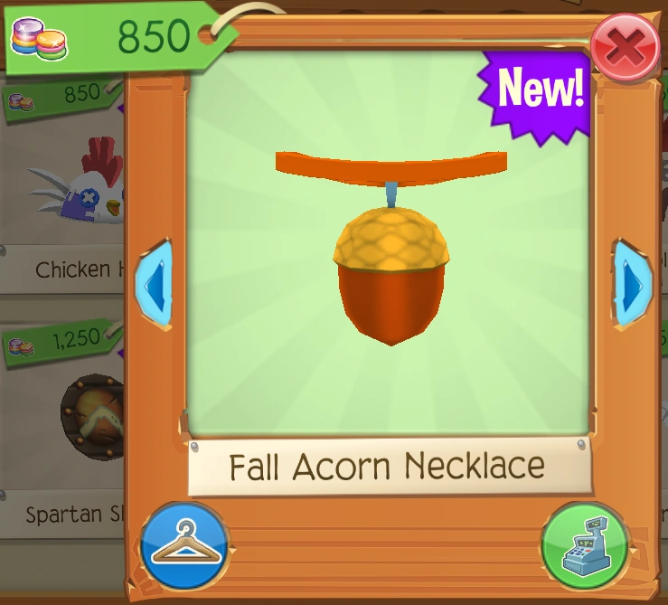Fall Acorn Necklace | Animal Jam Wiki | Fandom