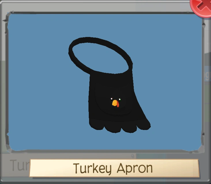 Turkey Apron/Blueprint | Animal Jam Wiki | Fandom