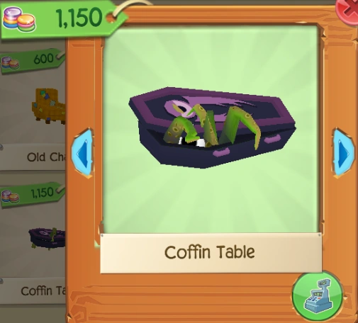 Coffin Table/Rare | Animal Jam Wiki | Fandom