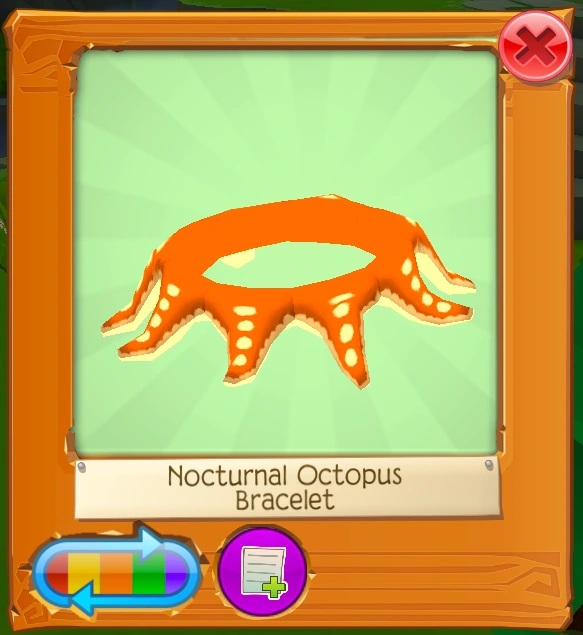 Nocturnal Octopus Bracelet | Animal Jam Wiki | Fandom