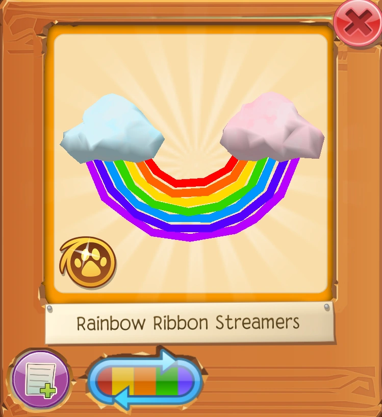 Rainbow Ribbon Streamers | Animal Jam Wiki | Fandom