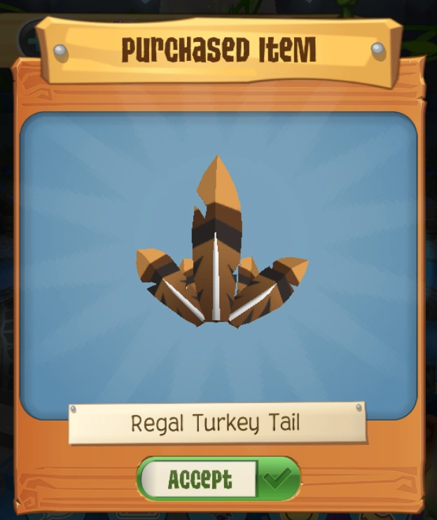 Regal Turkey Tail | Animal Jam Wiki | Fandom
