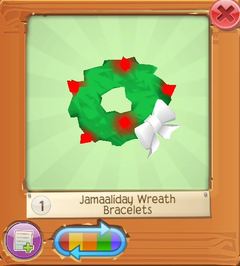 Jamaaliday Wreath Bracelets/Unreleased | Animal Jam Wiki | Fandom