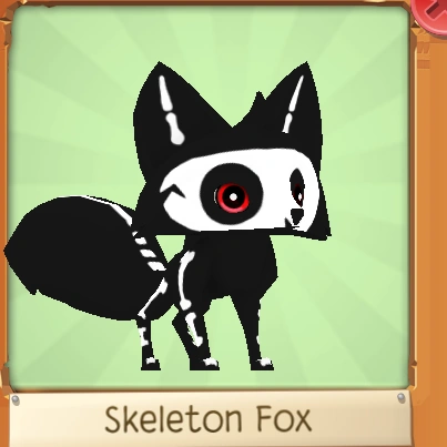 Skeleton Fox | Animal Jam Wiki | Fandom