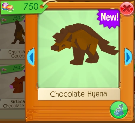 Chocolate Hyena | Animal Jam Wiki | Fandom