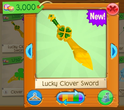 Lucky Clover Sword | Animal Jam Wiki | Fandom