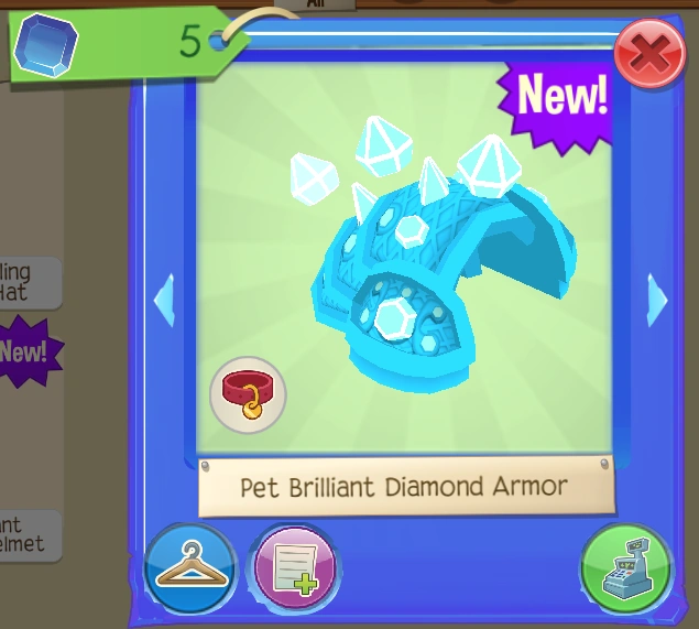 Pet Brilliant Diamond Armor | Animal Jam Wiki | Fandom