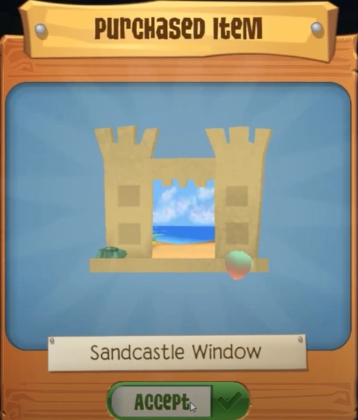 Sandcastle Window | Animal Jam Wiki | Fandom