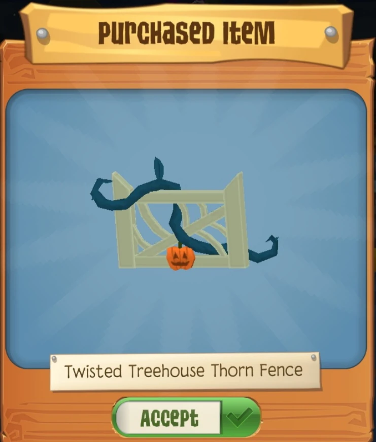 Twisted Treehouse Thorn Fence | Animal Jam Wiki | Fandom