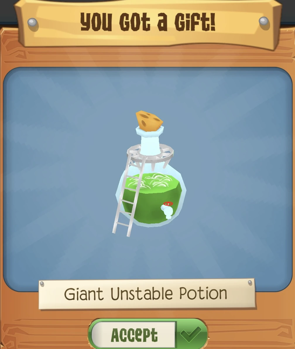 Giant Unstable Potion | Animal Jam Wiki | Fandom