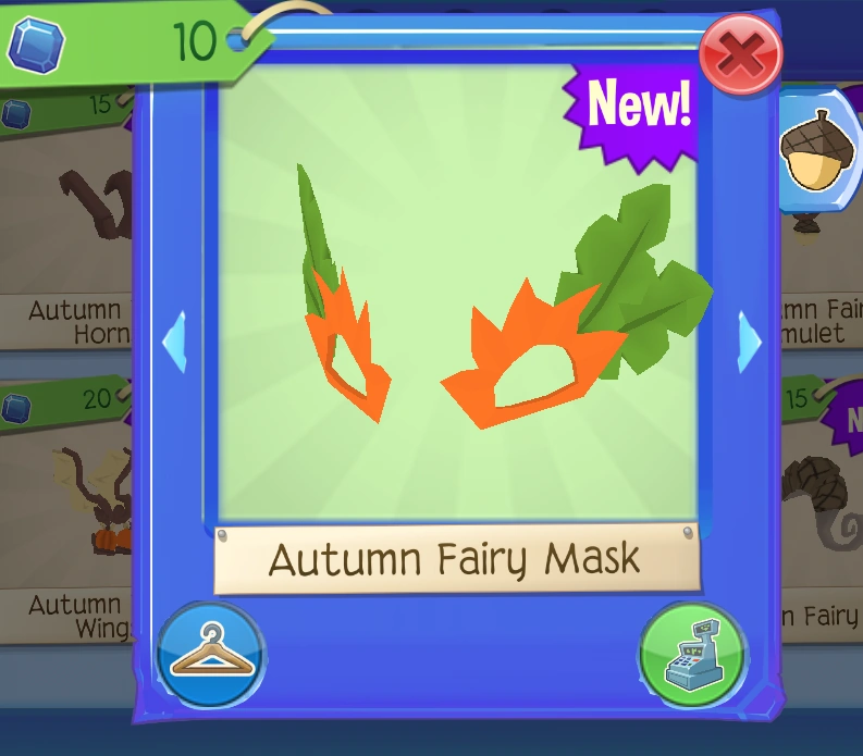 Autumn Fairy Mask | Animal Jam Wiki | Fandom