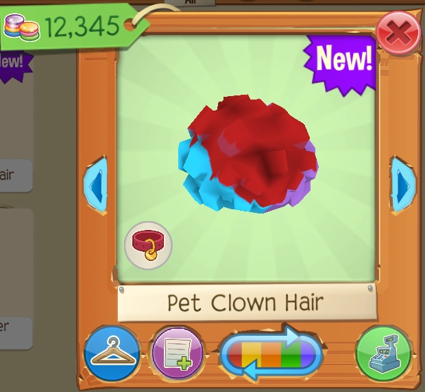 Pet Clown Hair | Animal Jam Wiki | Fandom