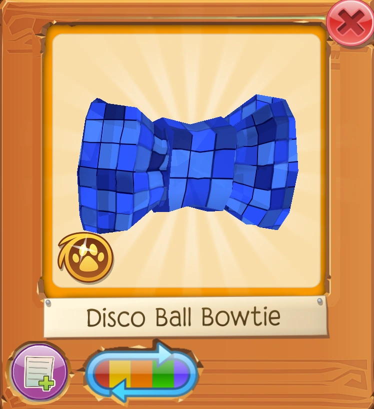Disco Ball Bowtie | Animal Jam Wiki | Fandom