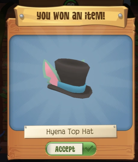 Hyena Top Hat | Animal Jam Wiki | Fandom