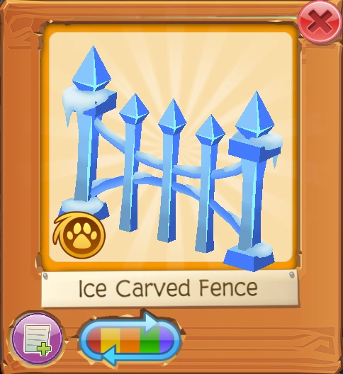 Ice Carved Fence | Animal Jam Wiki | Fandom