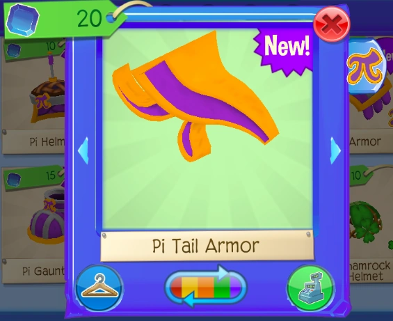 Pi Tail Armor | Animal Jam Wiki | Fandom