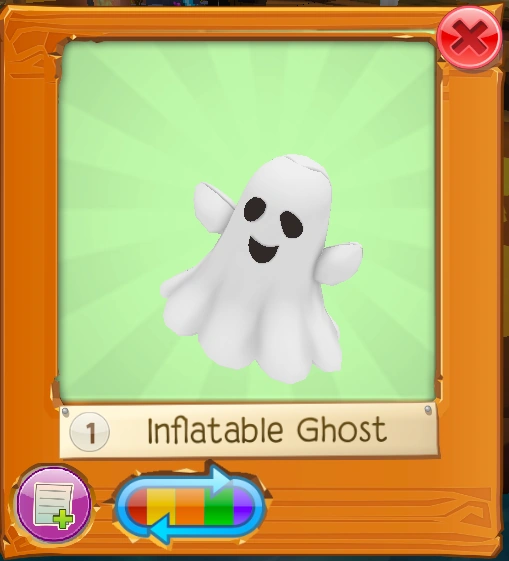 Inflatable Ghost | Animal Jam Wiki | Fandom