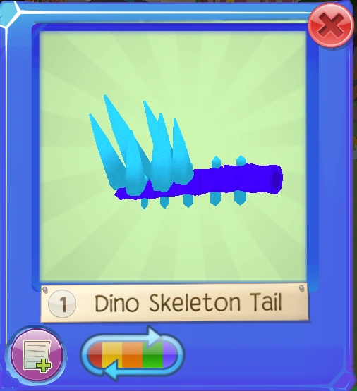 Dino Skeleton Tail/Unreleased | Animal Jam Wiki | Fandom