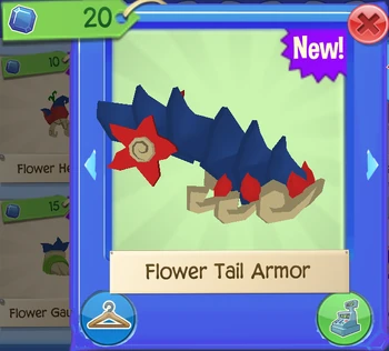 Flower Tail Armor | Animal Jam Wiki | Fandom