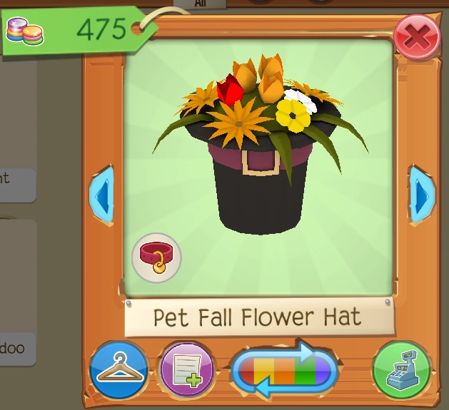 Pet Fall Flower Hat | Animal Jam Wiki | Fandom