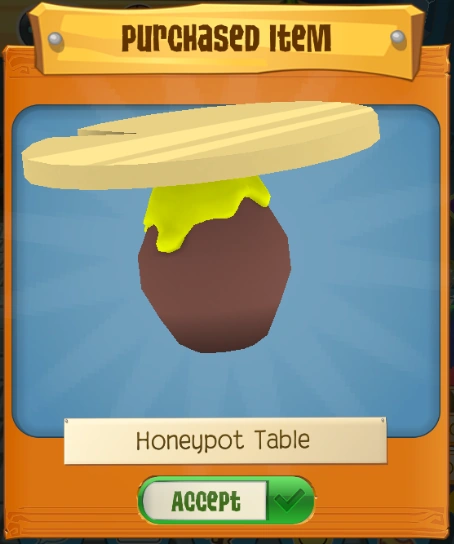 Honeypot Table | Animal Jam Wiki | Fandom