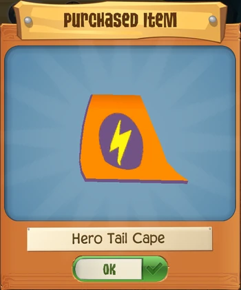 Hero Tail Cape | Animal Jam Wiki | Fandom