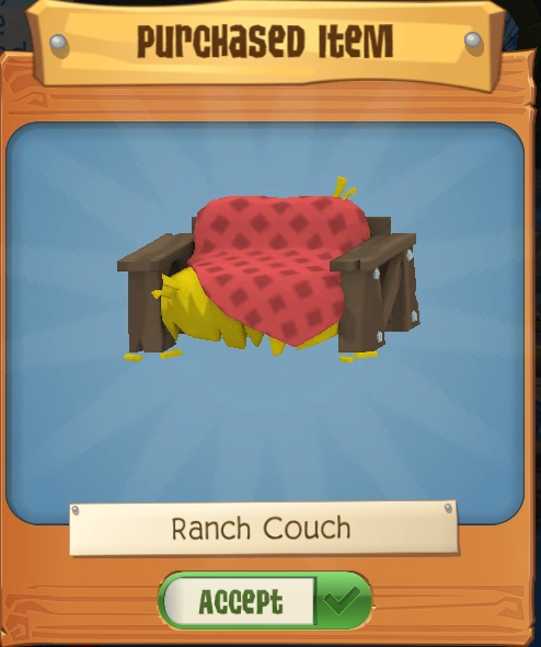 Ranch Couch | Animal Jam Wiki | Fandom