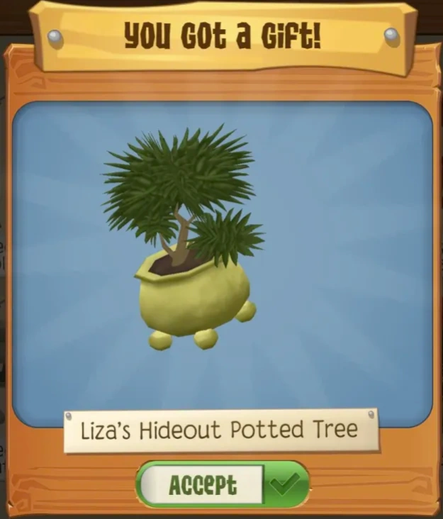 Liza's Hideout Potted Tree | Animal Jam Wiki | Fandom