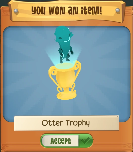 Otter Trophy | Animal Jam Wiki | Fandom