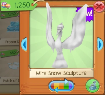 Mira Snow Sculpture | Animal Jam Wiki | Fandom