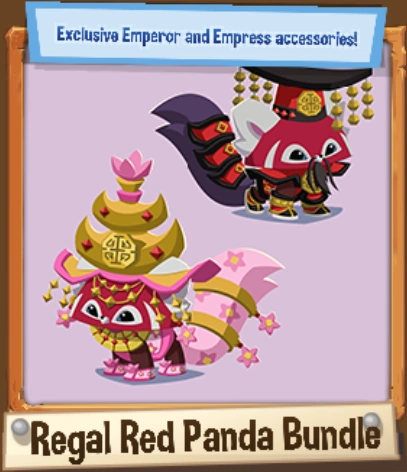 Regal Red Panda Bundle | Animal Jam Wiki | Fandom