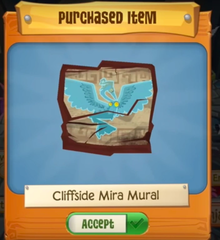 Cliffside Mira Mural | Animal Jam Wiki | Fandom