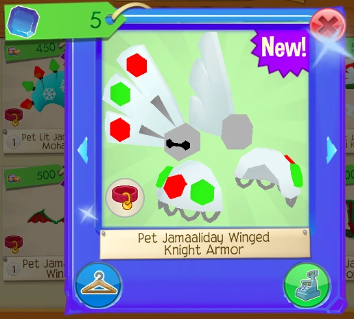 Pet Jamaaliday Winged Knight Armor | Animal Jam Wiki | Fandom