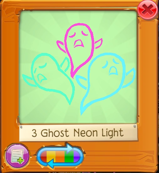 3 Ghost Neon Light | Animal Jam Wiki | Fandom